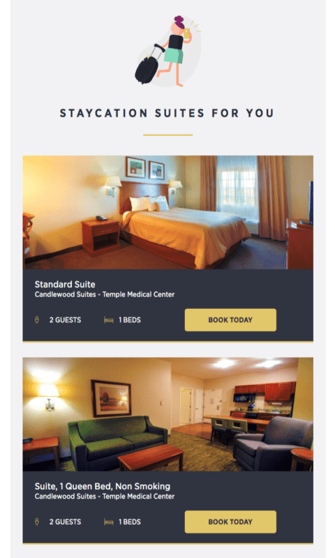 Examples of inspiring emails in Travel, Attractions & Hospitality ...