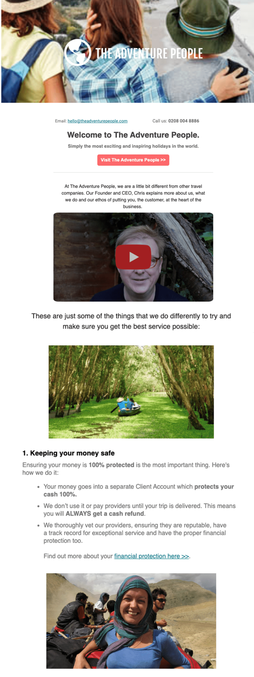 5 examples of inspiring emails from Travel Agencies in 2024 | Deployteq